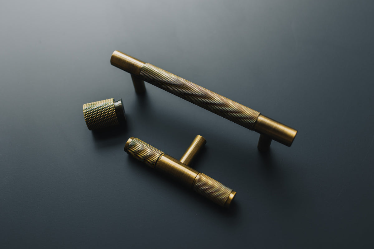 TRENDING: Craster Knurled Bar Handle – Home Luxe Co