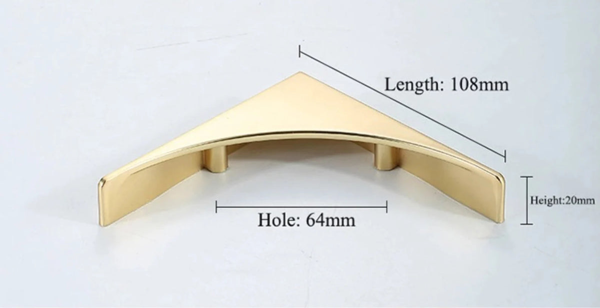 Triangle Cabinet Handle – Home Luxe Co